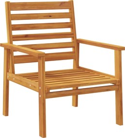 vidaXL Zahradní židle 2 ks s poduškou masivní akáciové dřevo [366376]