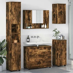 Sada koupelnového nábytku 5 ks Kouřový dub 35 x 30 x 192 cm 3393078