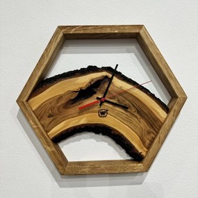 Woodlaf Dřevěné nástěnné hodiny Natali