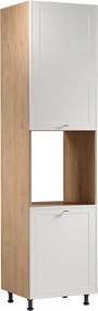 SORENTO pb | vysoká skříňka D60PWN na vestavnou troubu | 60 cm | PRAVÁ | puccini/bílá