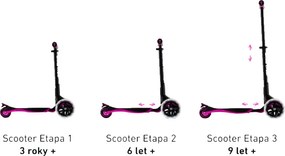 Xtend Scooter pink - koloběžka