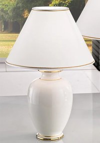 Keramická stolní lampa Avorio 0014.74.6