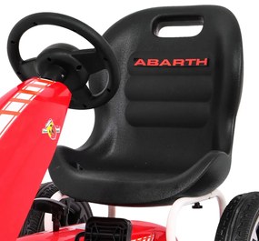 ABARTH red šlapací motokára