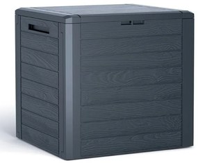 Zahradní box antracit 58,5cm 140L WOODEBOX