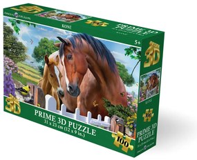 Puzzle 3D - Koně