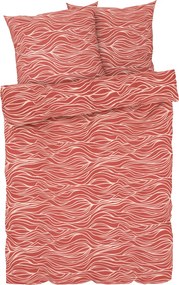 Barbara Becker Ložní povlečení Renforcé, 200 x 220 cm (vzorovaná/červená)