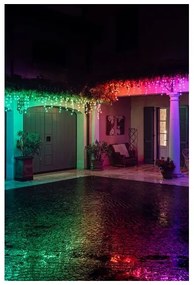Kombinované LED světelné rampouchy Twinkly Icicle 5m RGB-AWW 190LED