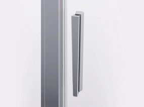 Sanswiss DIVERA D22SE2B sprchový kout čtvercový 80x80 cm Profil: Aluchrom, Sklo: Bílé linky 88, Rozměr: 80x80 cm
