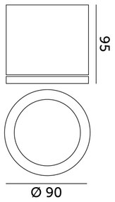 Venkovní bodové svítidlo 1xGU10/35W/230V IP54 kulatý černá