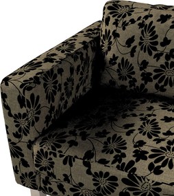 Potah na pohovku IKEA  Karlstad 3-místná, nerozkládací, krátký barva béžová látka pletený vzor, vzorované