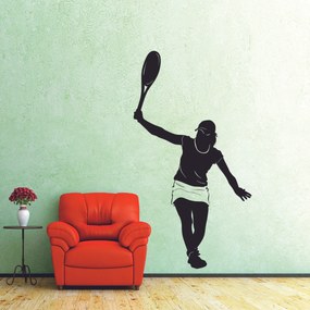 Samolepka na zeď - Tenistka (32x60 cm) - PopyDesign