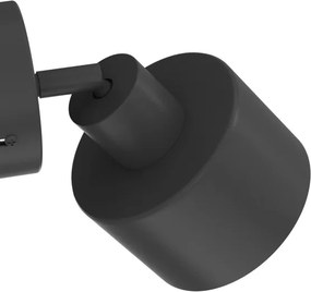Nástěnné bodové svítidlo PARKLA 1xE27/15W/230V černá