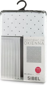 ZÁCLONA NA PÁSCE SIBEL 300 CM X 250 CM CM BÍLÁ