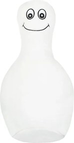 Bellatex Tvarovaný polštářek 45x25 cm Kuželka Bílá