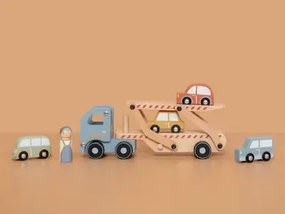 Little Dutch Náklaďák s autíčky dřevěný / od 18 měsíců