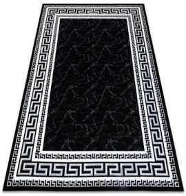 Koberec GLOSS 2813 87 styl, greek - černý, šedý