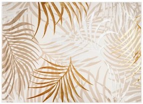 Kusový koberec GOLDEN NA44C Listy krémový Rozměr: 200x300 cm