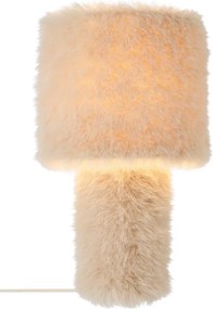 Krémová látková stolní lampa (výška 46 cm) Fay – Ellos Home