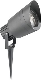NV 767801 Venkovní svítidlo s bodcem INSIDE tmavě šedý hliník a sklo GU10 1x7W 220-240V IP54 bez žárovky - NOVA LUCE