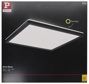 Paulmann 71001 - LED/16W Přisazený panel ATRIA 230V 3000K černá