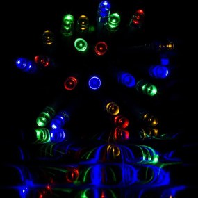 VOLTRONIC® 67229 Vánoční řetěz - 60 m, 600 LED, barevný + ovladač