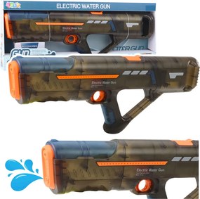 LEAN Toys Elektrická vodní pistole nabíjecí průhledná černá 55 cm