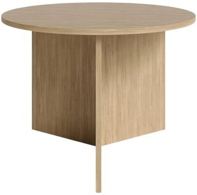 Dubový kulatý jídelní stůl MOJO MINIMAL 110 cm