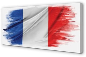 Obrazy na plátně vlajka Francie 140x70 cm