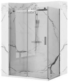 Rea - Sprchový kout Nixon - chrom - 90x130 cm - L