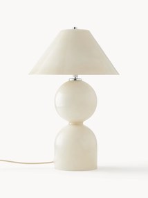 Stolní lampa se skleněným podstavou a nastavitelným stínidlem Danielle