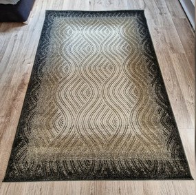 HU Krémový moderní koberec Lagos 859 Creme Rozměr: 60x100 cm