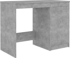 Psací stůl betonově šedý 140 x 50 x 76 cm kompozitní dřevo 3054784
