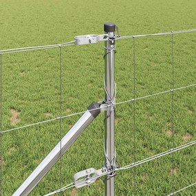 Svařované drátěné ploty s hroty 100 x 0,8 m Pozinkovaná ocel 3351468
