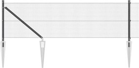 Svařované drátěné ploty s hroty 10 x 0,6 m Ocel potažená PVC 3352155