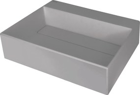 Deante Correo, granitové umyvadlo na desku 500x400x130 mm, šedá, DEA-CQR_SU5M