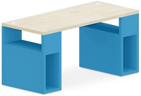 Artspect DS304-D-1607 - Stůl s úložnými podnožemi 160x70cm - Marmara blue