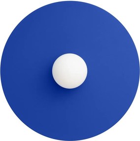 Tmavě modré kovové nástěnné svítidlo ø 50 cm AKE – Thoro