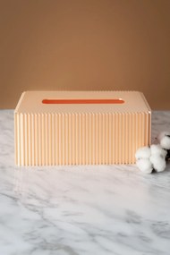 BOX SETA - Designový box na jednorázové kapesníčky, meruňková