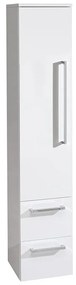 Mereo Bino, koupelnová skříňka vysoká 163 cm, levá, bílá - CN667