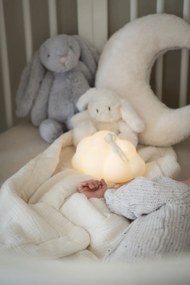 Cam Cam ApS Noční lampička s barevným světlem Cloud Off-White, bílá barva, plast
