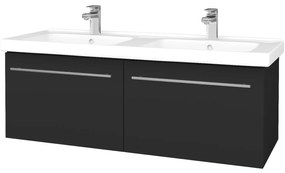 Dřevojas Koupelnová skříň BIG INN SZZ2 125 Varianta: N03 Graphite / Úchytka T02 / N03 Graphite