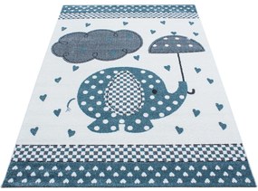 Ayyildiz Dětský kusový koberec KIDS 0570, Modrá Rozměr koberce: 160 x 230 cm