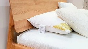 Designová postel Postelia ARONA Buk 160x200cm - dřevěná postel z masivu o šíři 4 cm