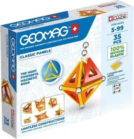 GEOMAG Magnetická stavebnice Classic Panels / 35 dílků / od 5 let