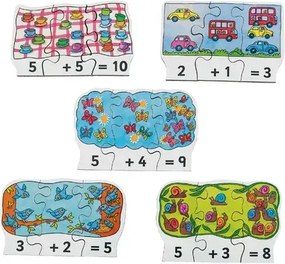 Just Jigsaws 790 Sčítání - dřevěné puzzle 30 dílů / od 3 let