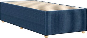 Rám postele bez matrací modrá 100x200 cm textil 3284920
