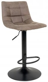 Barová židle MIDDELFART světle hnědá, černá podnož House Nordic 1001300