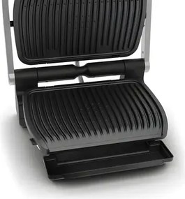 Tefal Optigrill Elite GC707D stříbrná/černá / Kontaktní gril / 2000 W