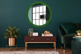 Kulaté dekorativní zrcadlo Zelená tráva fi 90 cm