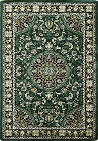 BE Koberec Anatolia 5857 GREEN - zelený obdélníkový Rozměr: 70x100 cm